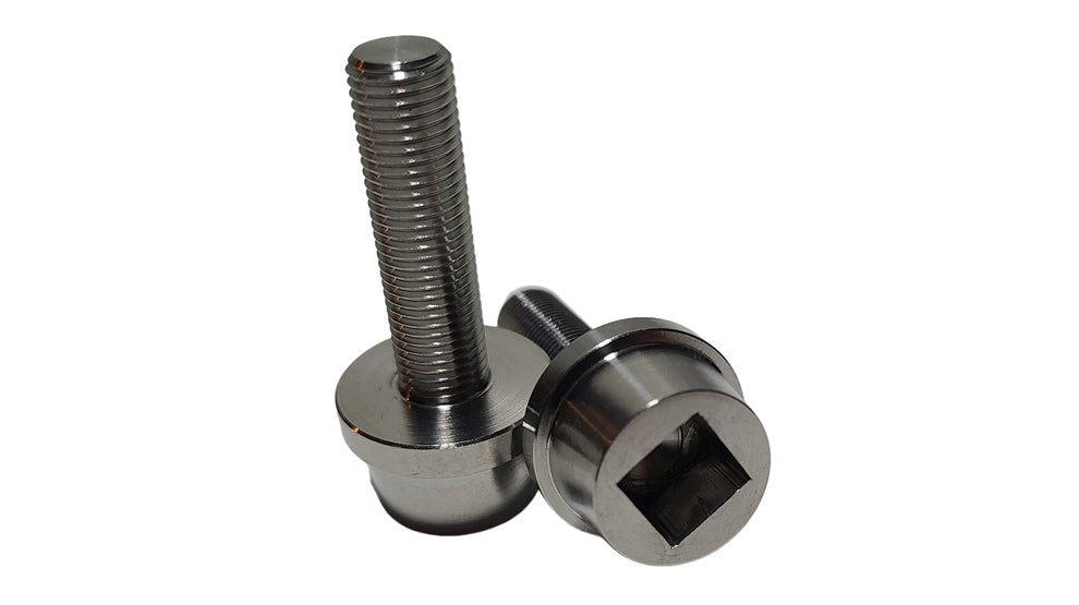 Diabolic Dots Ultra-Lite Titanium Female Axle Bolts - 3/8" Metric ...