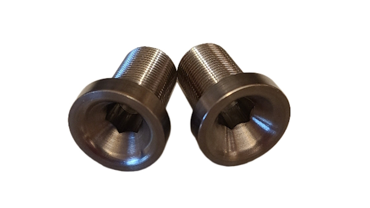Diabolic Ultra-Lite Titanium 22mm Crank Spindle Bolts – FlatSociety